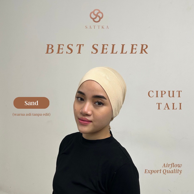 Jual Ciput Tali Airflow Sattka Basic warna sand kondisi baru | Shopee ...