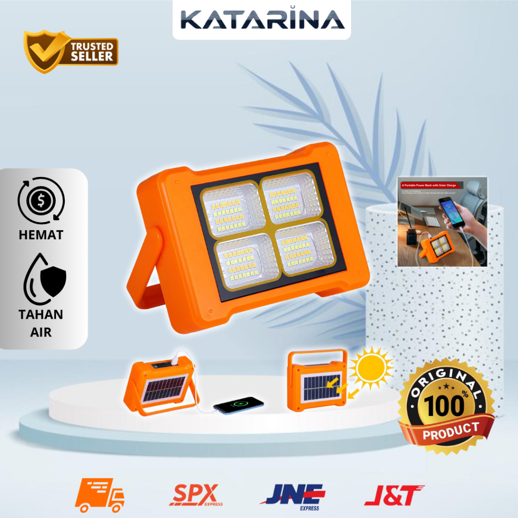 Jual Lampu tenaga surya luar ruangan yang dapat diisi daya melalui USB Multi-fungsi lampu led ...