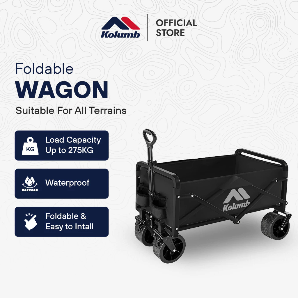 Jual Kolumb Troli Barang Serbaguna Outdoor Wagon Keranjang Piknik Lipat ...