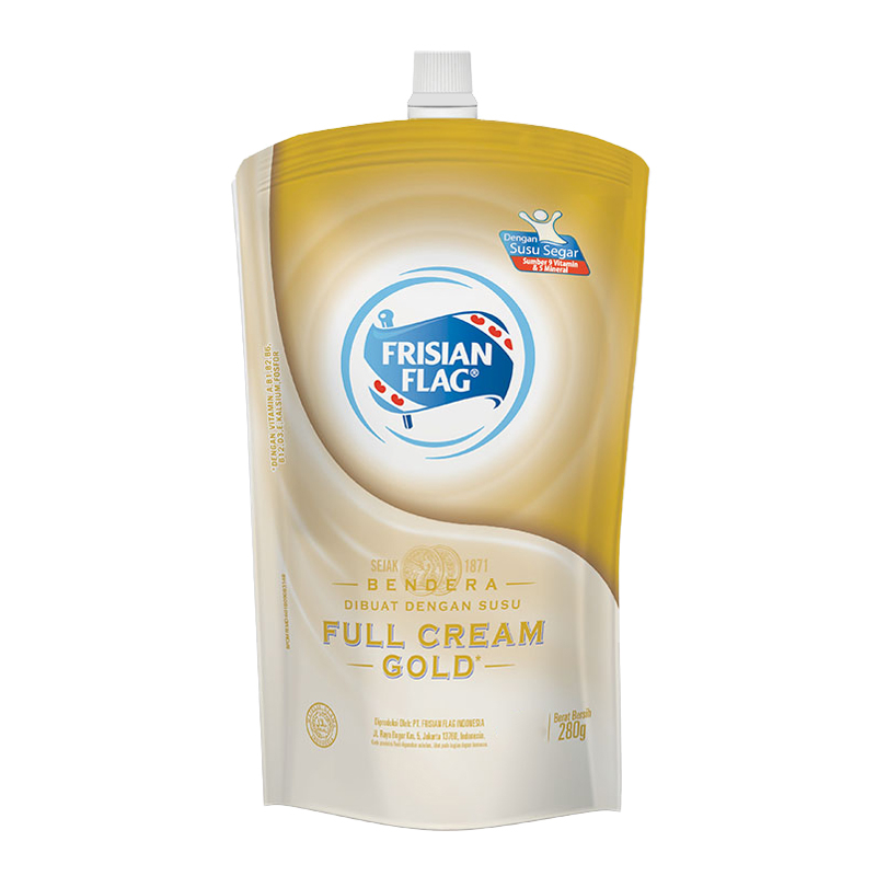 Jual Frisian Flag Bendera Kental Manis Full Cream Gold Pouch 280 g ...