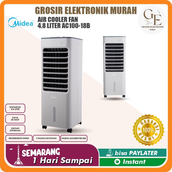 Jual Midea Air Cooler AC100-18B Kapasitas 4.8 Liter | Shopee Indonesia