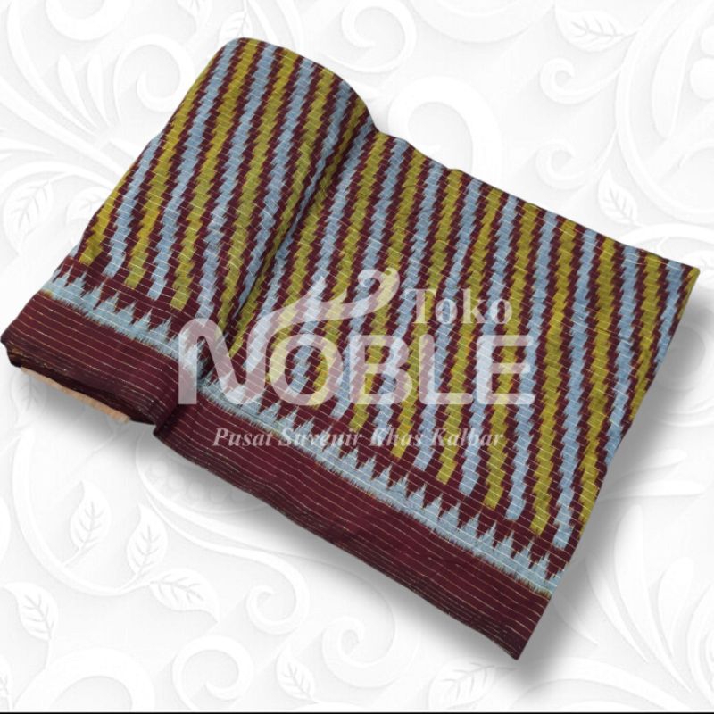 Jual Kain Tenun Corak Insang Benang Mas ( METERAN ) | Shopee Indonesia