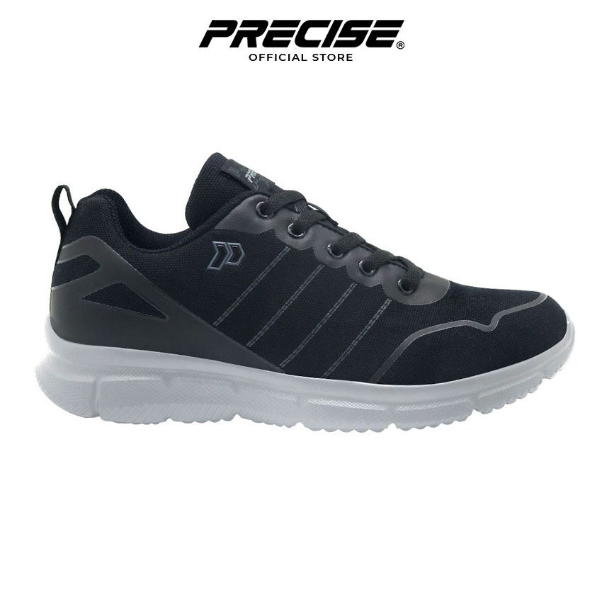 Jual Precise Troy W Sepatu Sneakers Hitam - Black/White | Shopee Indonesia