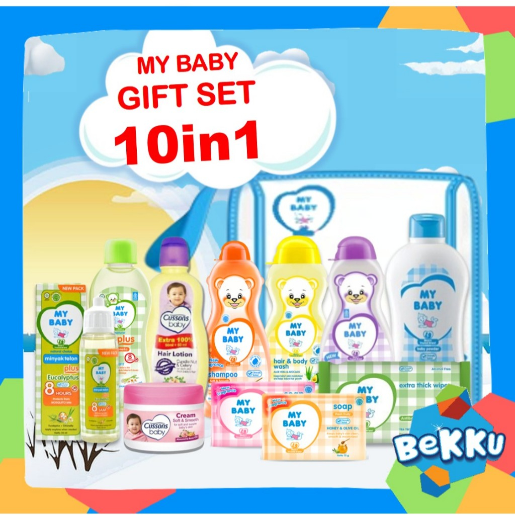 Jual My Baby Pack Set 10 in1 | Paket Hadiah | Gift Pack | Body Wash ...
