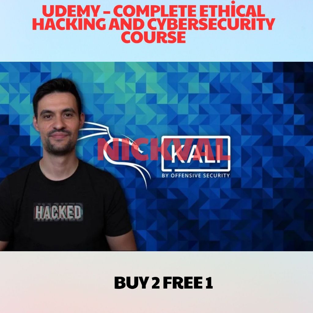 Jual Udemy – Complete Ethical Hacking and Cybersecurity Course | Shopee ...