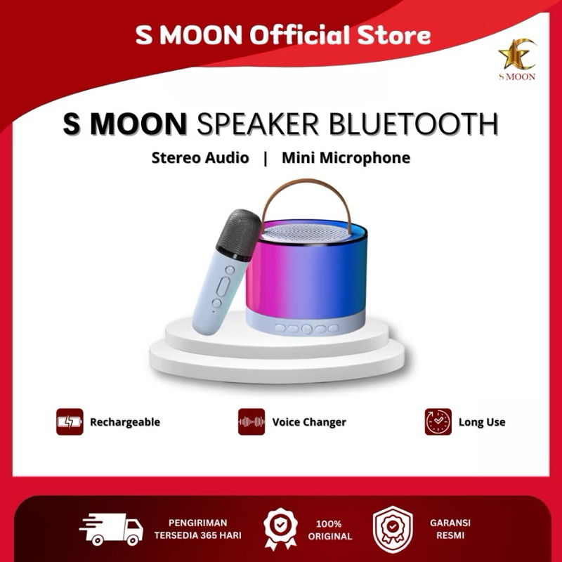 Jual Smoon Speaker Bluetooth Mini Portable | Shopee Indonesia