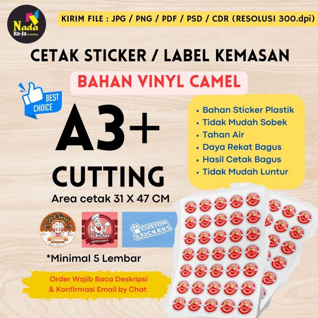 Jual Sticker VINYL CAMEL | Sticker tahan lama tidak mudah luntur ...