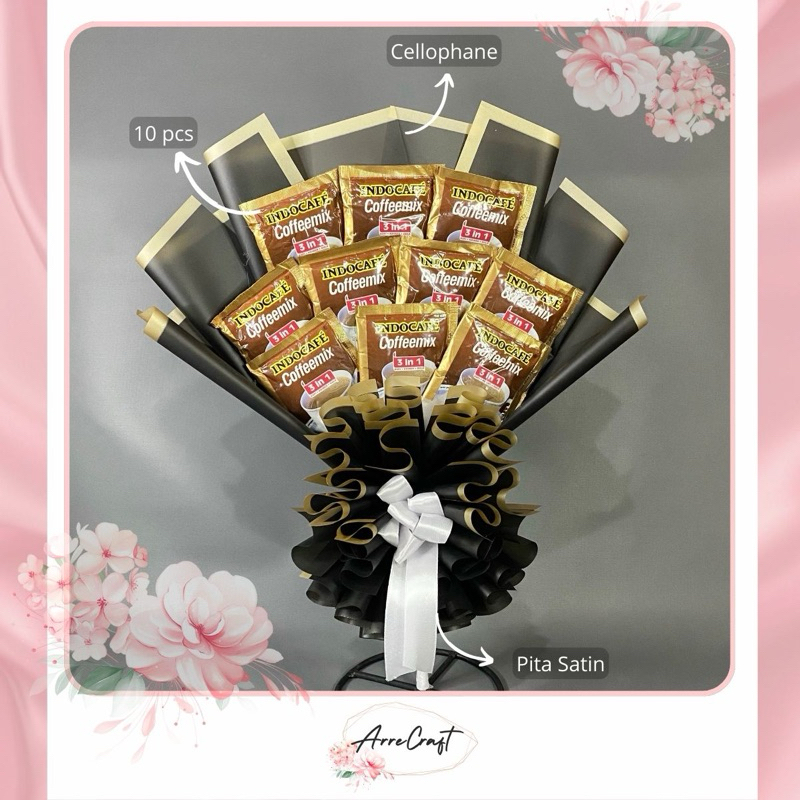 Jual Buket/Bouquet/bucket kopi indocafe /indocoffe coffemix 3in1 ...