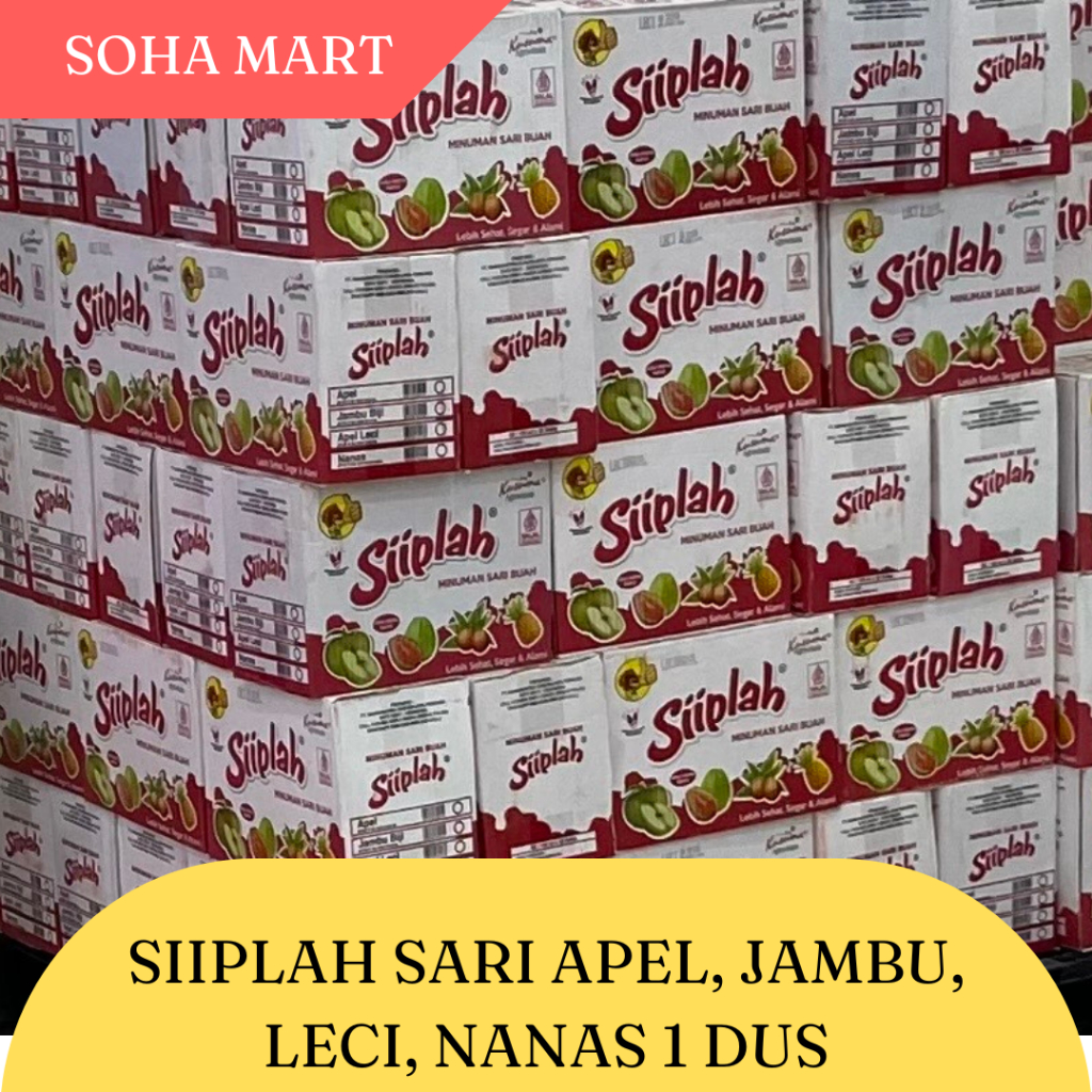 Jual Soha Mart Siiplah Sari Buah 1 dus | Shopee Indonesia
