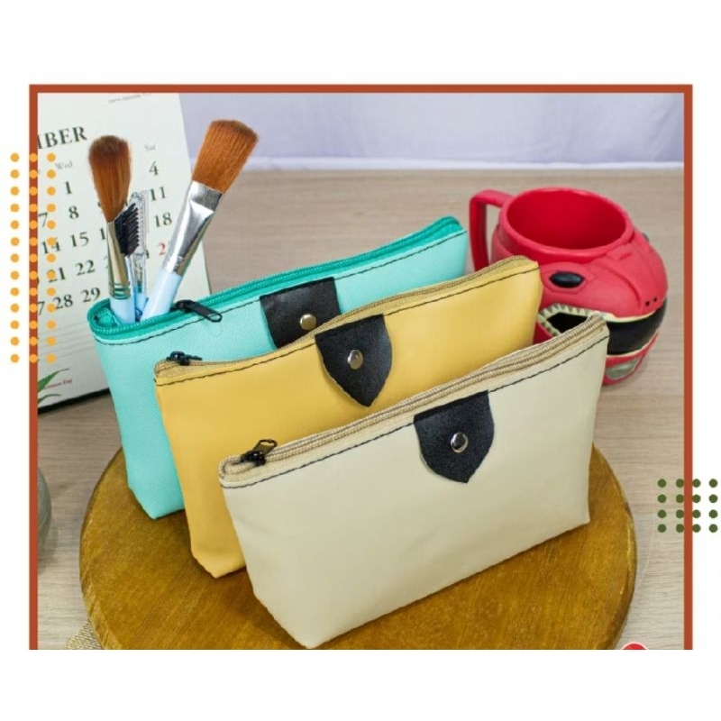 Jual ️ Minishop ️ Tas kosmetik Makeup Polos Tas MakeUp Mini Import ...