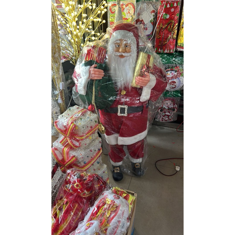 Jual Boneka Santa Jumbo | Patung Santa | Patung Snowman | Rusa | Hiasan ...