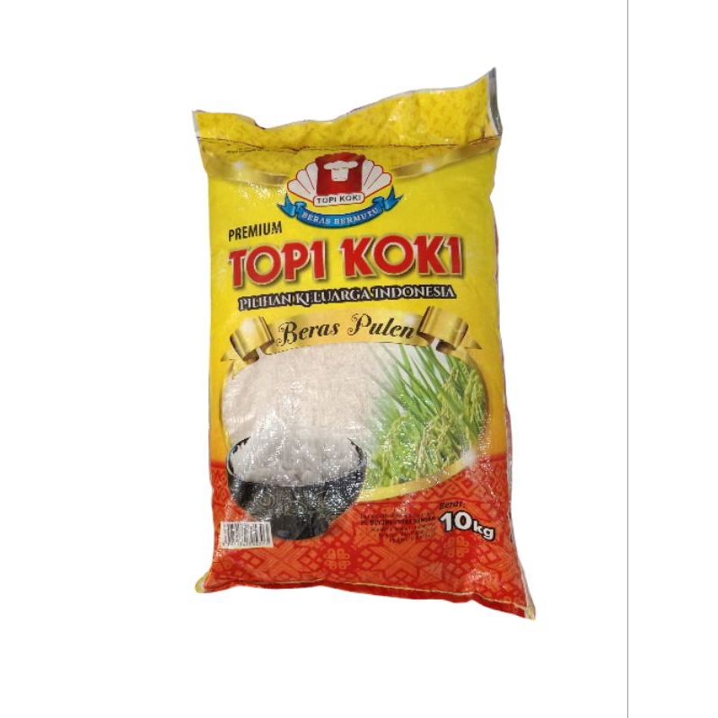 Jual Beras Premium Topi Koki 10Kg Beras Baru | Shopee Indonesia