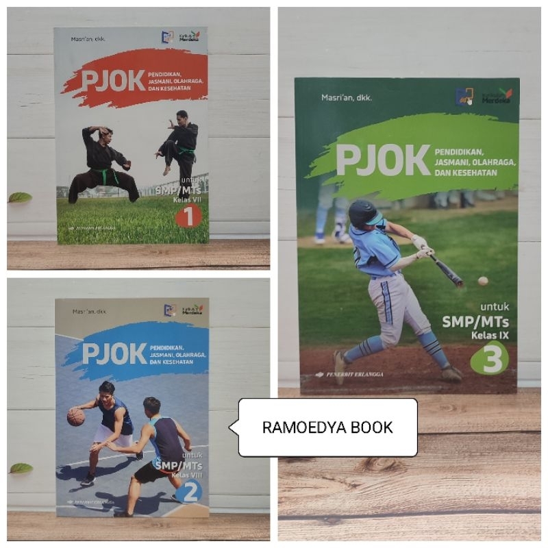 Jual Buku Original PJOK SMP/MTs kelas 7,8,9 Kurikulum Merdeka Erlangga | Shopee Indonesia