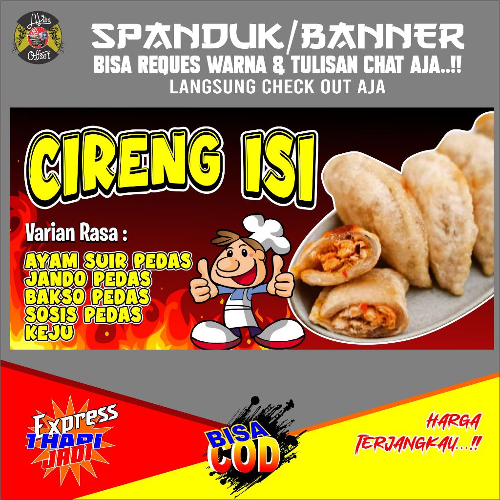 Jual SPANDUK BANNER CIRENG ISI | Shopee Indonesia