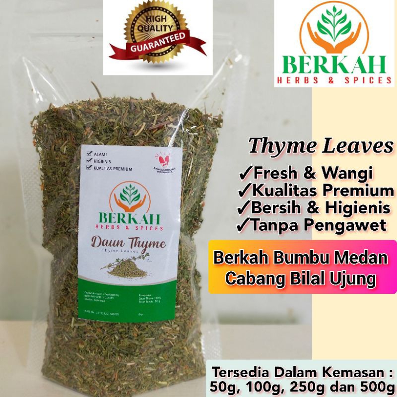 Jual Daun Thyme Timi Leaves Berkah 250g 500g Kualitas Premium Tanpa ...