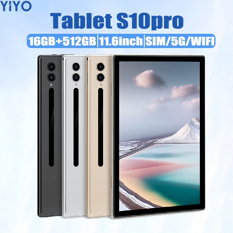 Jual Tablet PC S10 Pro 11.6 inch Tab RAM 16GB+512GB Tablet Android ...