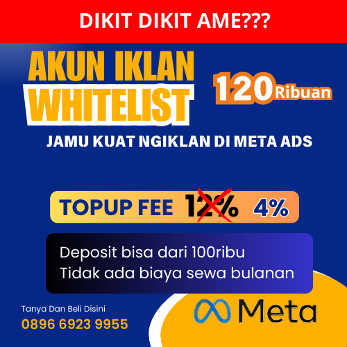 Jual Akun Iklan FB ADS Whitelist Add Account Facebook TAHAN BANTING ANTI AME NO LIMIT SPENT ...