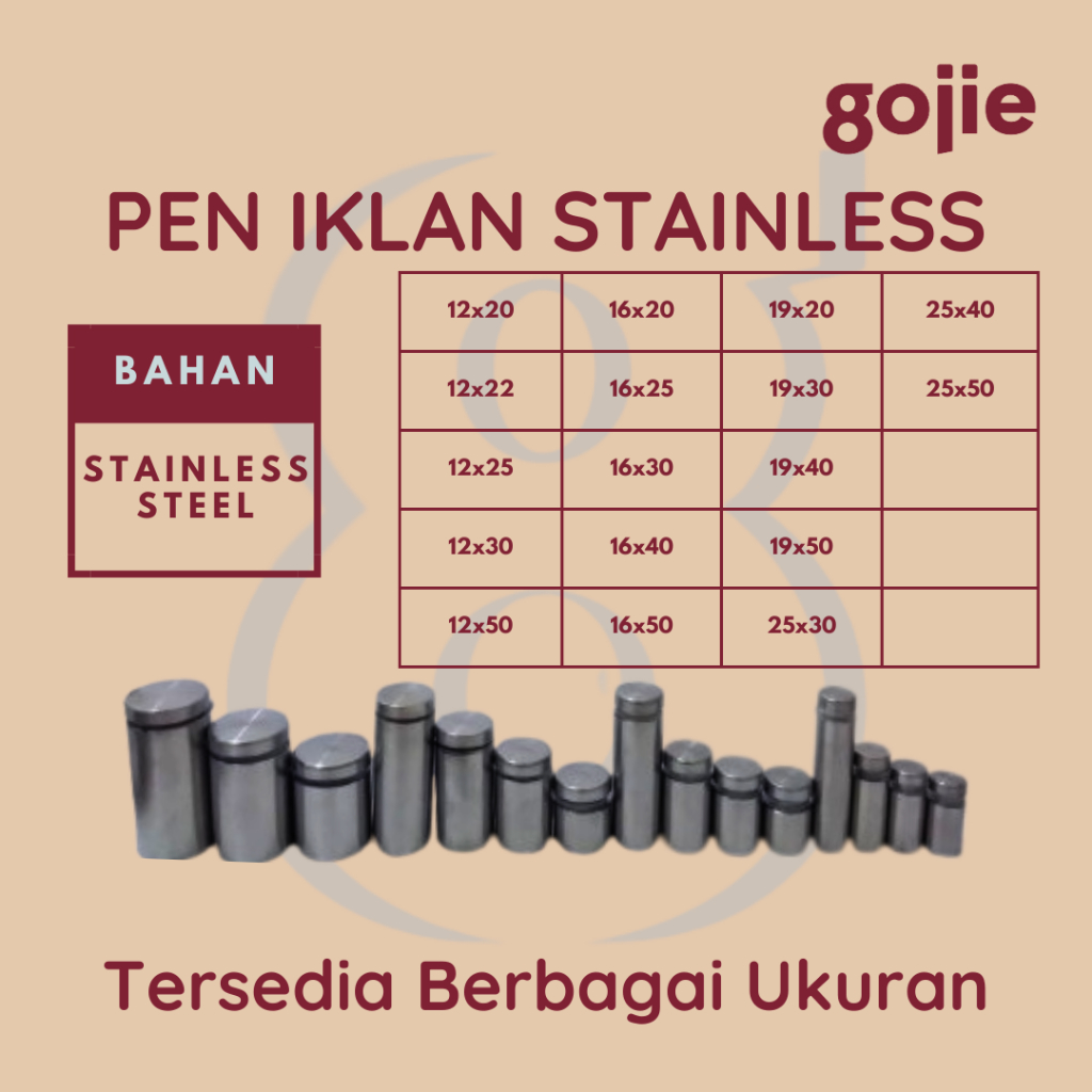 Jual PEN AKRILIK I PEN BAUT I BAUT AKRILIK I STAND OFF l PEN IKLAN BESI ...