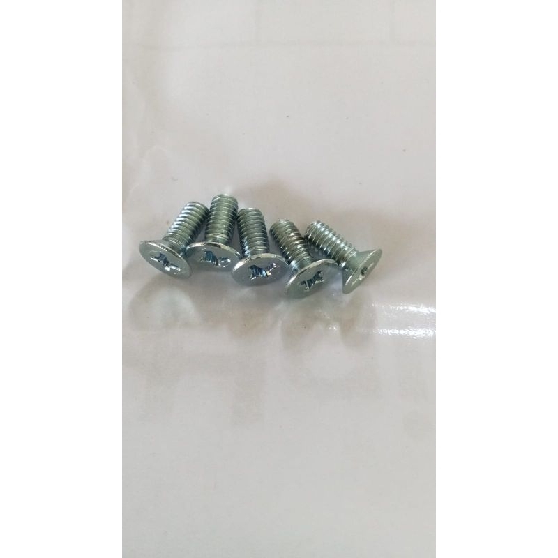 Jual Baut JF M8×30 /Machine Screw M8 /Kepala Obeng Rata /(Per 10pcs) | Shopee Indonesia