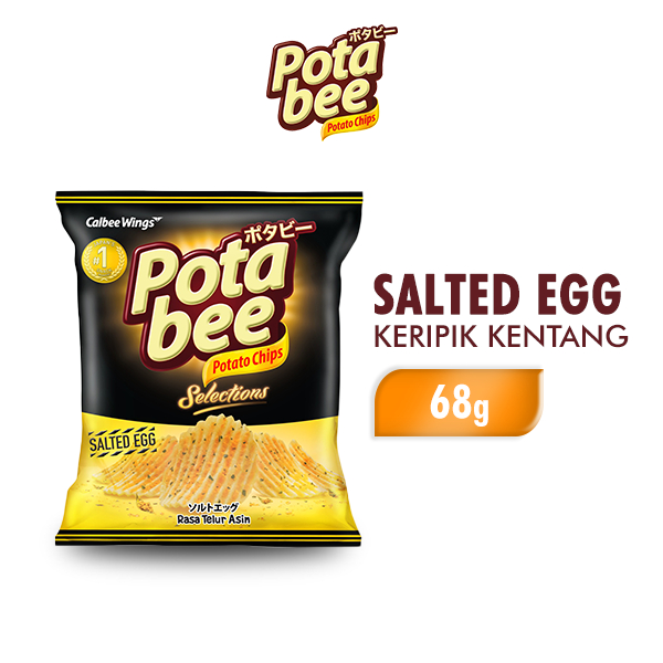 Jual Potabee Salted Egg Telur Asin JAPAN 1st POTATO CHIPs | Shopee ...