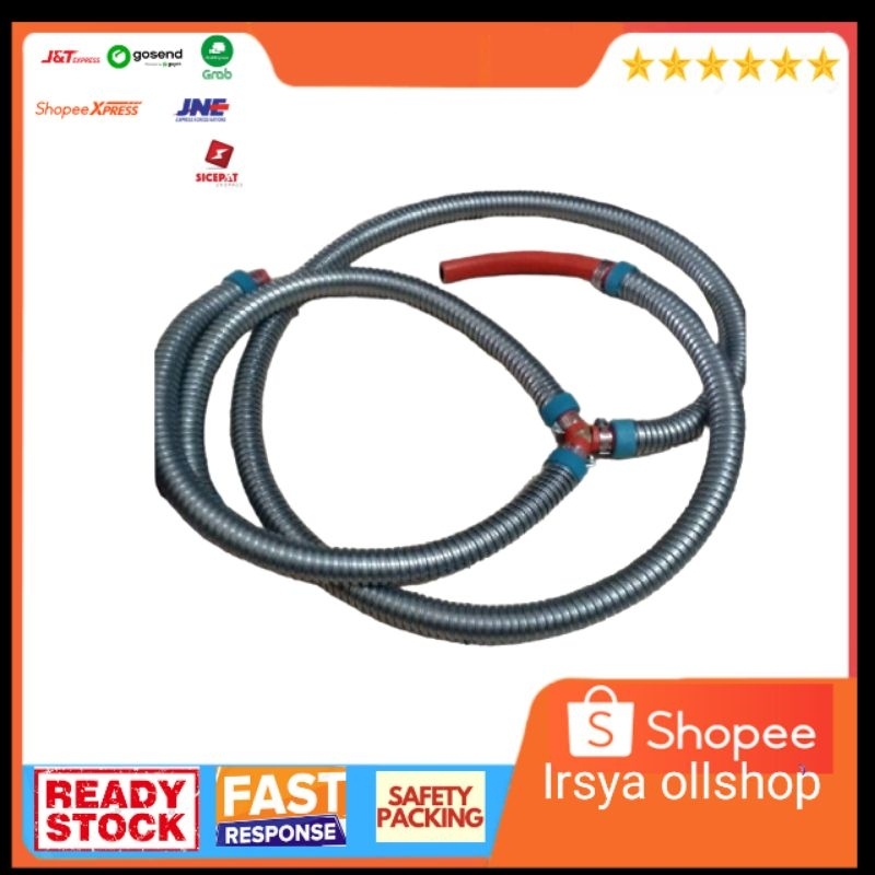 Jual selang gas cabang 3 anti tikus lapisan besi ukuran 150x50x50cm ...