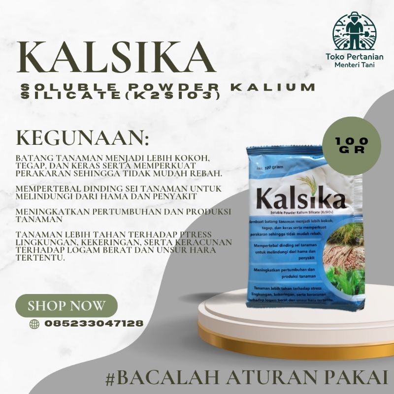 Jual KALSIKA KALIUM SILIKA 100GRAM MENINGKATKAN PERTUMBUHAN DAN ...