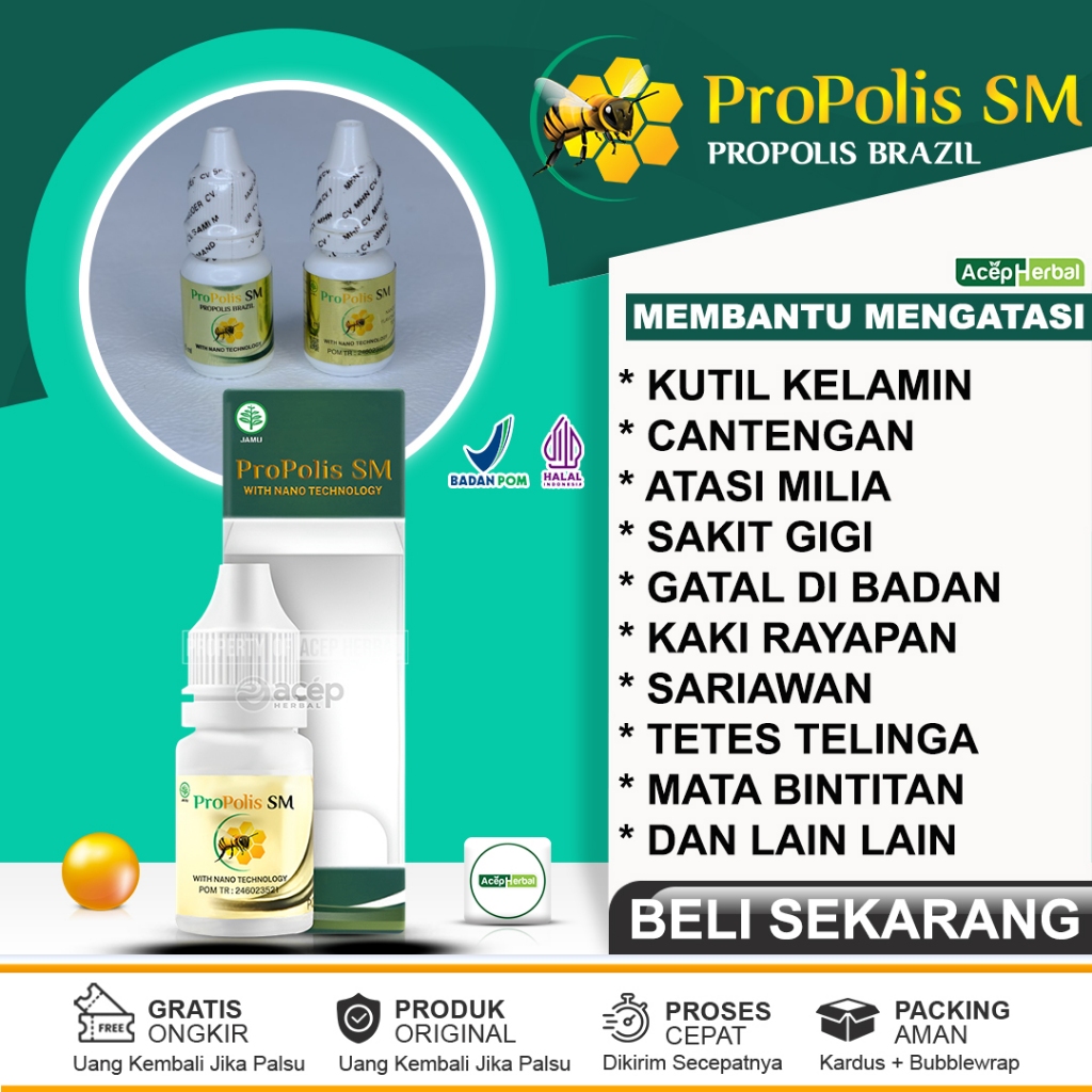 Jual Propolis SM Brazilian 100% Asli Solusi Untuk Kutil Kelamin ...