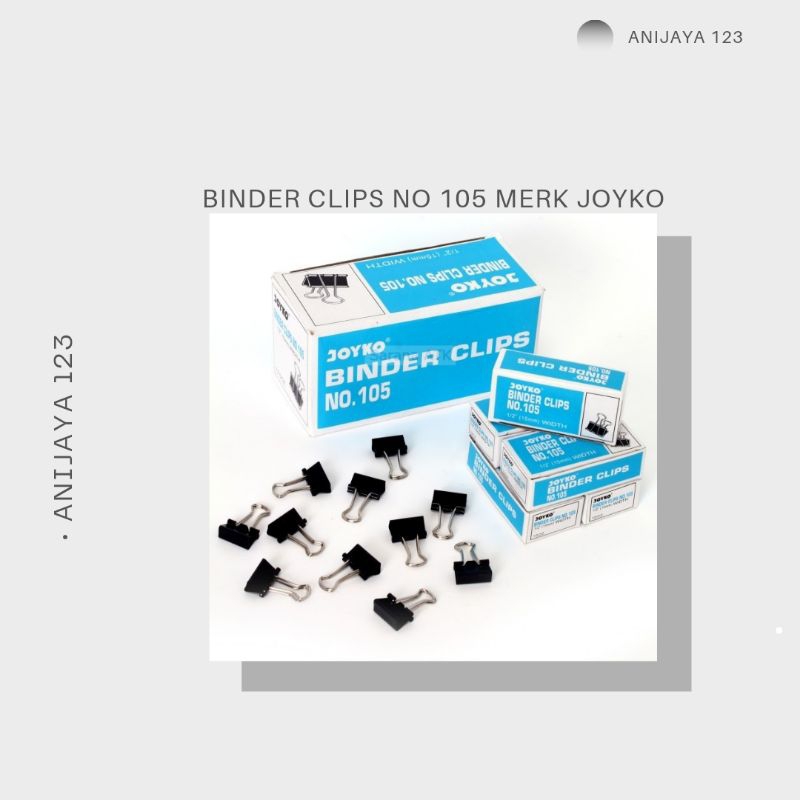 Jual Binder Clips NO 105 merk Joyko | Shopee Indonesia