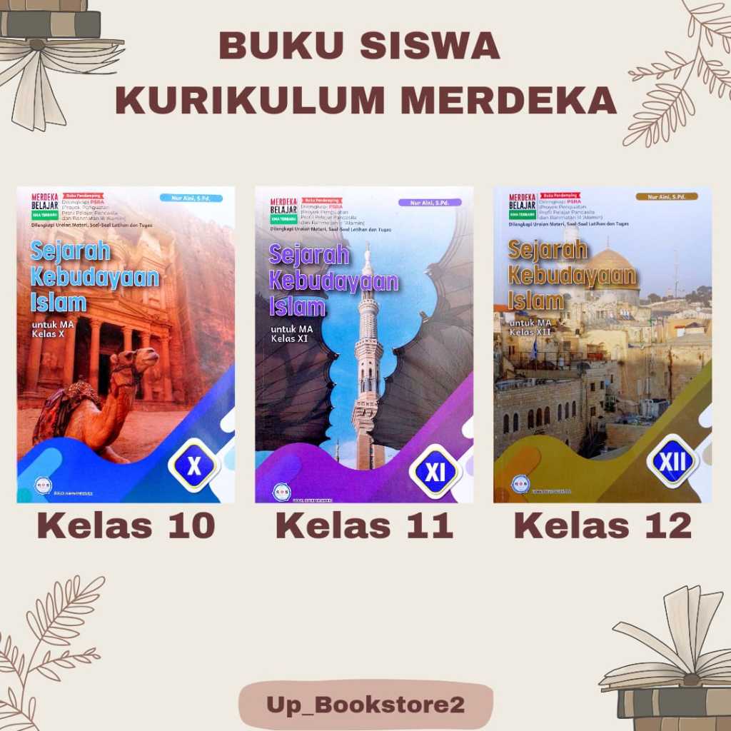 Jual BUKU SISWA SEJARAH KEBUDAYAAN ISLAM (SKI) KMA TERBARU 450 KELAS 10,11,12 KURIKULUM ...