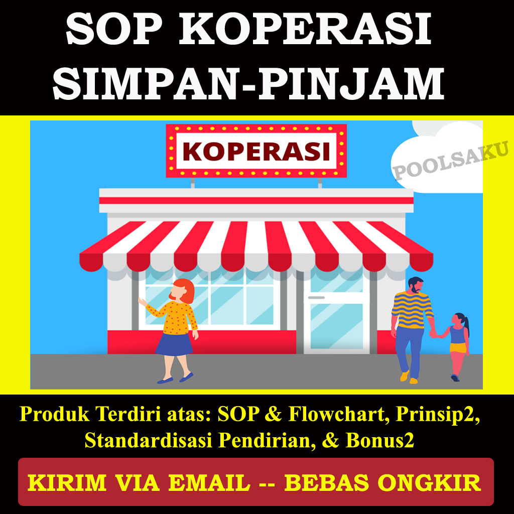 Jual Software SOP Koperasi Simpan Pinjam / Flowchart Koprasi Koperasi / Prinsip dan Standar ...