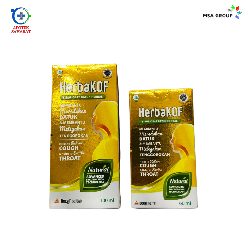 Jual Herbakof Sirup Obat Batuk Rasa Strong Mint 100 ml | Shopee Indonesia
