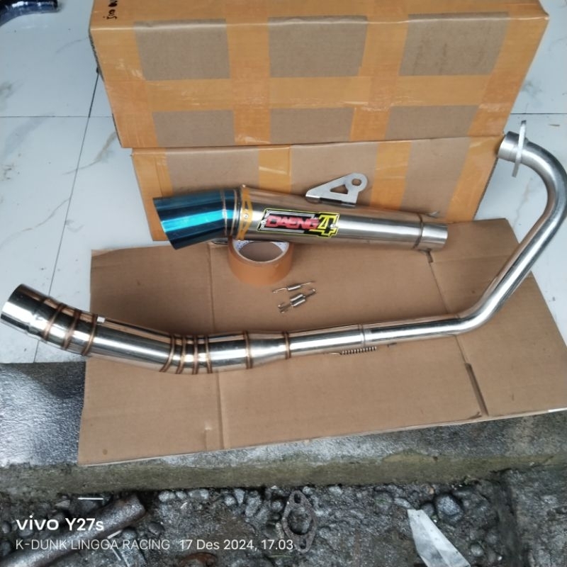 Jual Daeng sai4 Open pipe for Tmx 125 155 150 Rs 150 dl Sniper Raider ...