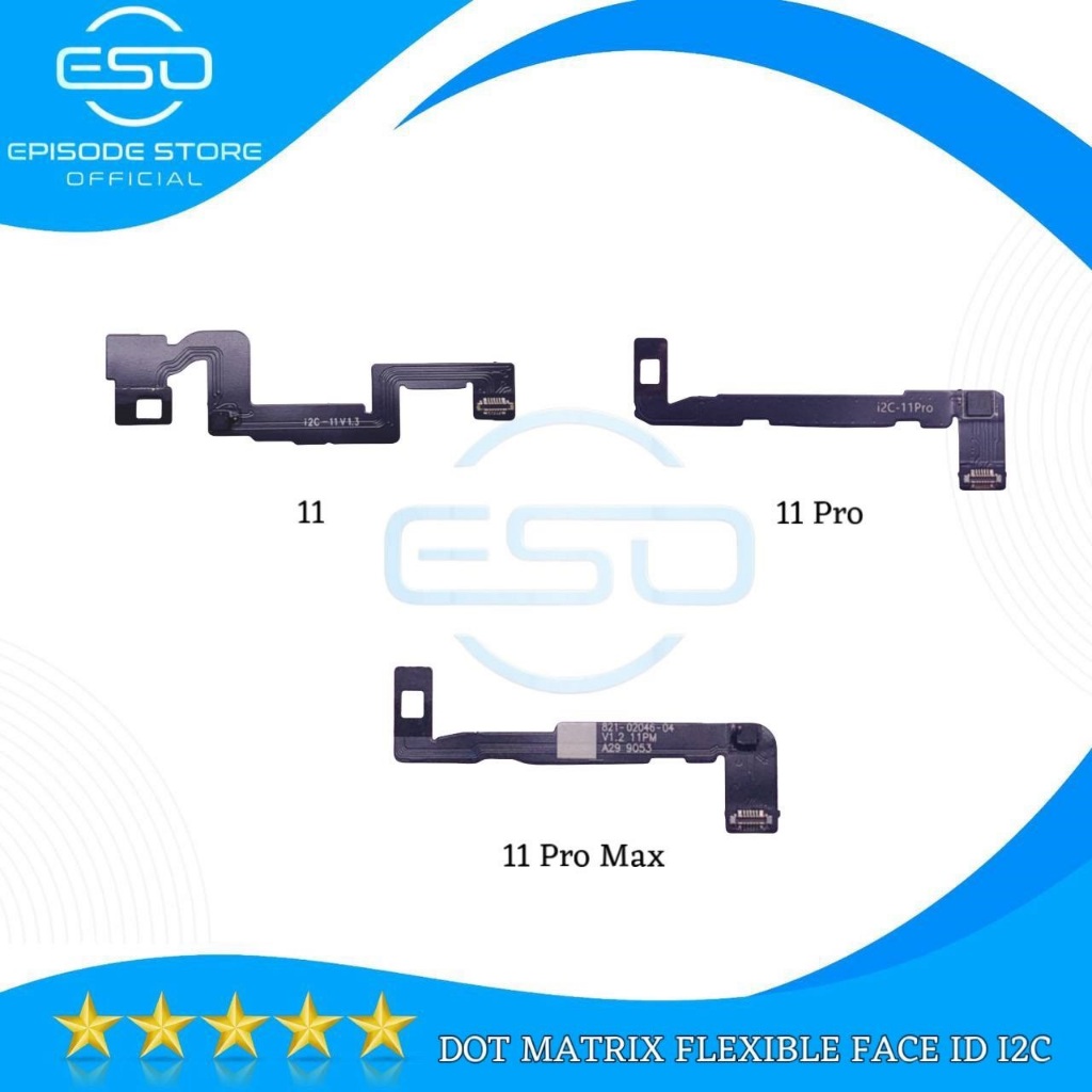 Jual dot matrix flexible sensor face id pengenalan wajah (I2C) 11/11 ...