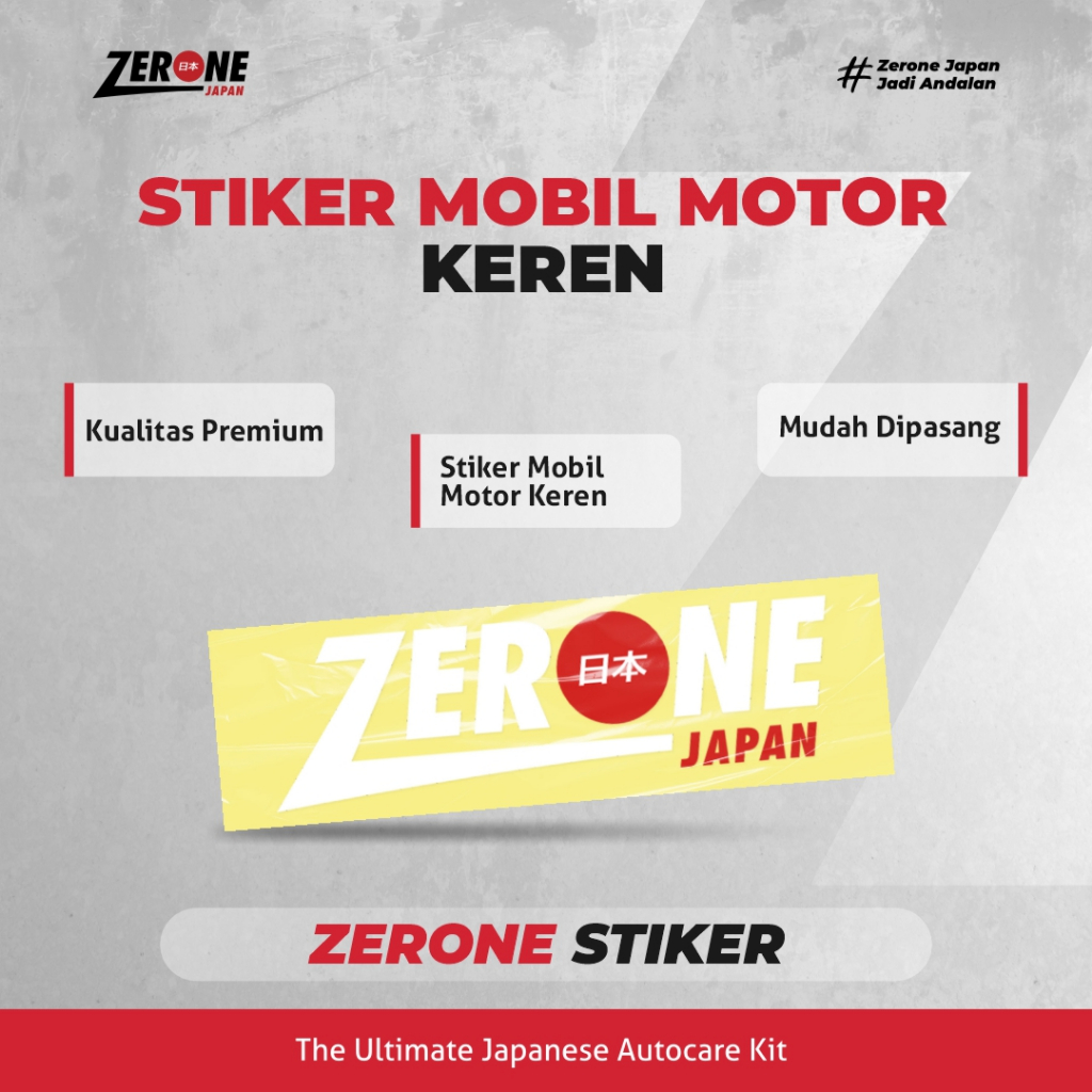 Jual Sticker Motor Zerone Japan | Shopee Indonesia