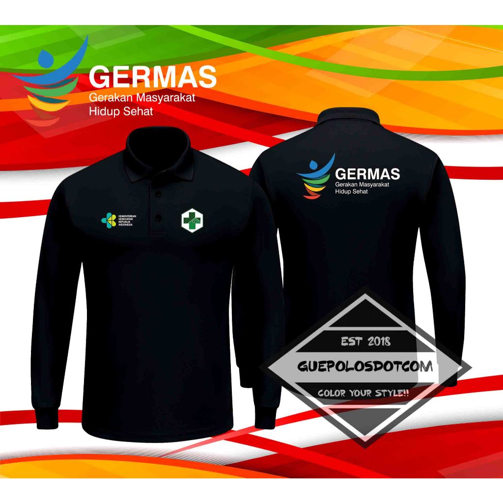 Jual POLOSHIRT GERMAS KEMENTERIAN KESEHATAN REPUBLIK INDONESIA - Baju ...