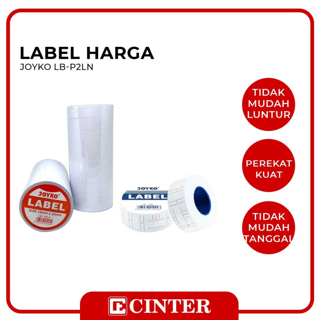 Jual JOYKO - KERTAS LABEL HARGA TEMBAK ROL / LABEL HARGA LB-P2LN ...