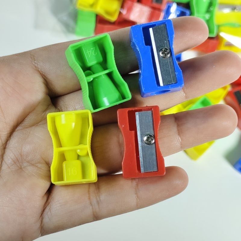 Jual 50 pcs SERUTAN PENSIL KOTAK Rautan pencil | Shopee Indonesia