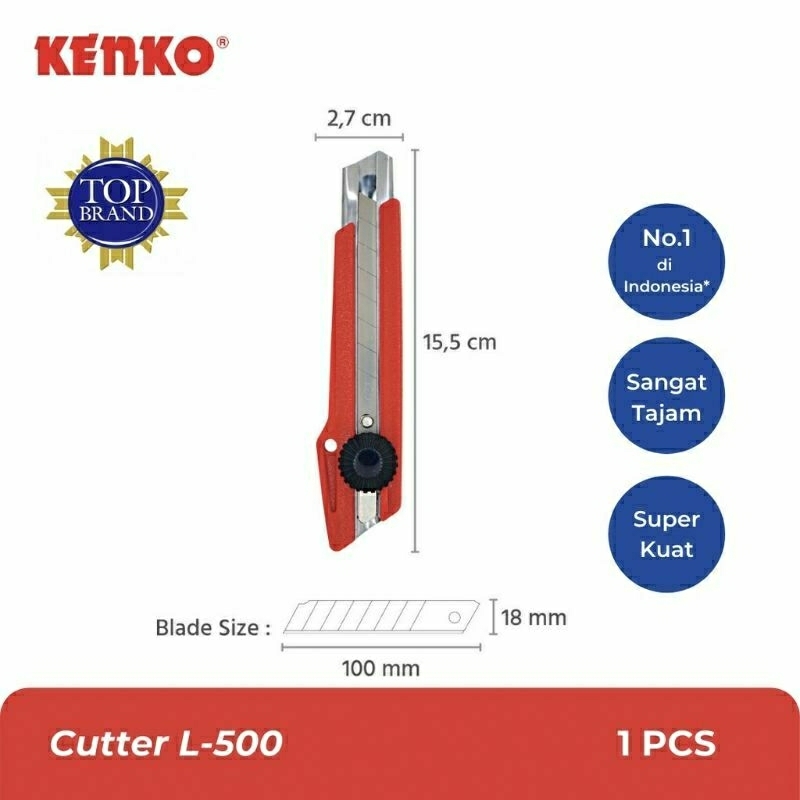 Jual Cutter KENKO L-500 (Original) | Shopee Indonesia