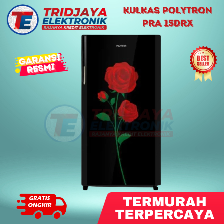 Jual KULKAS POLYTRON 1 PINTU TYPE PRA 17 CRX PRA 15DRX TOP FREZEER 170 ...