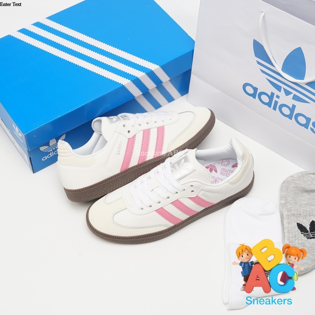 Jual Sepatu Adidas Samba OG White Lucid Pink | Shopee Indonesia
