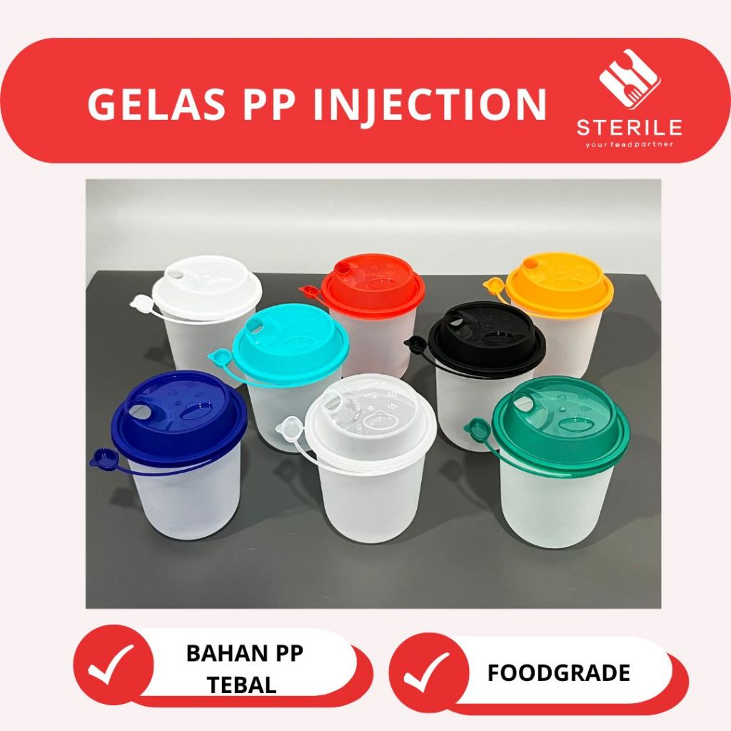 Jual Thinwall Cup Injection Oval 380ml 12oz & 500ml 16oz Datar / 700ml ...