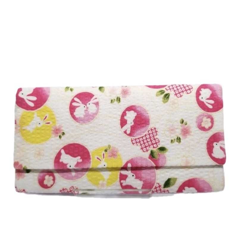 Jual (Swancraft SW-10) HANDMADE JAPANESE LONG WALLET COTTON FABRIC ...