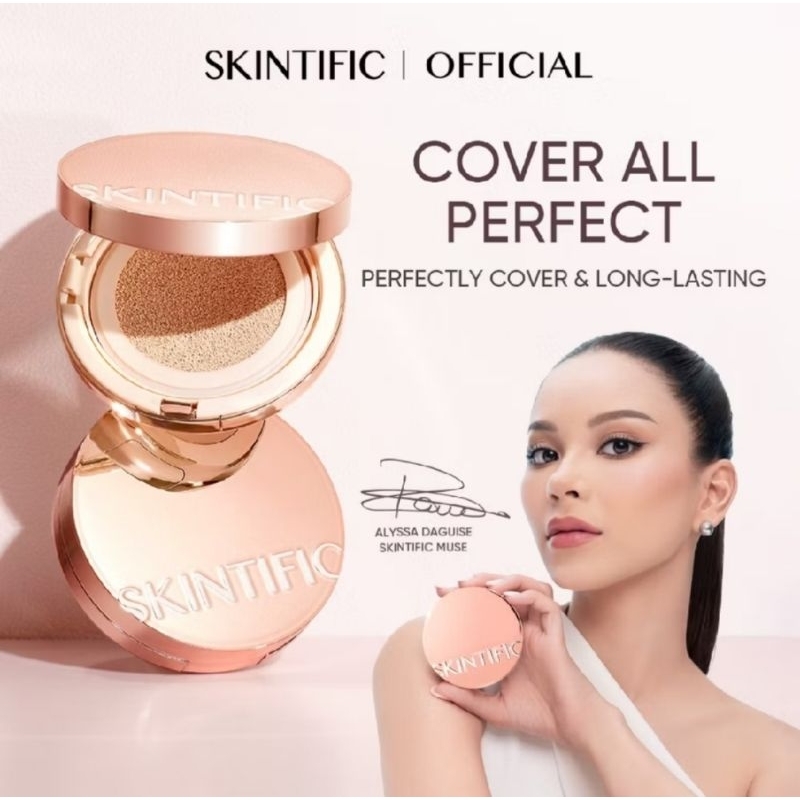 Jual SKINTIFIC COVER ALL PERFECT CUSHION HIGH COVERAGE PORELESS ...