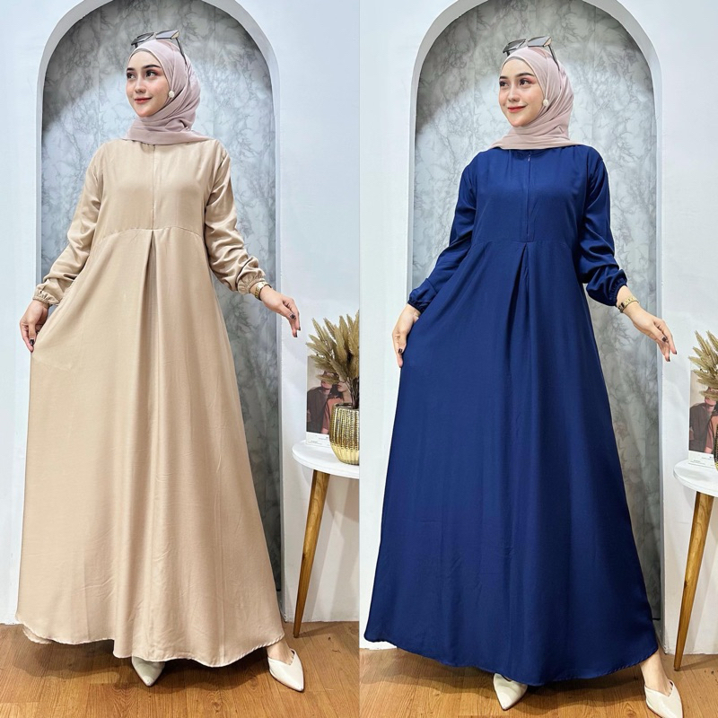 Jual Gamis Twill Rayon Premium Terbaru Jumbo Syari Kekinian Gamis ...