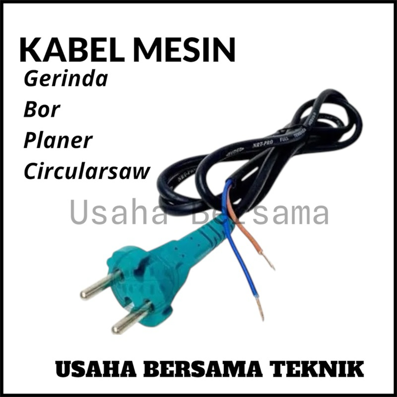 Jual Kabel Power Mesin Bor Gerinda Ketam Trimmer 2 x 2 Meter / 3 METER ...