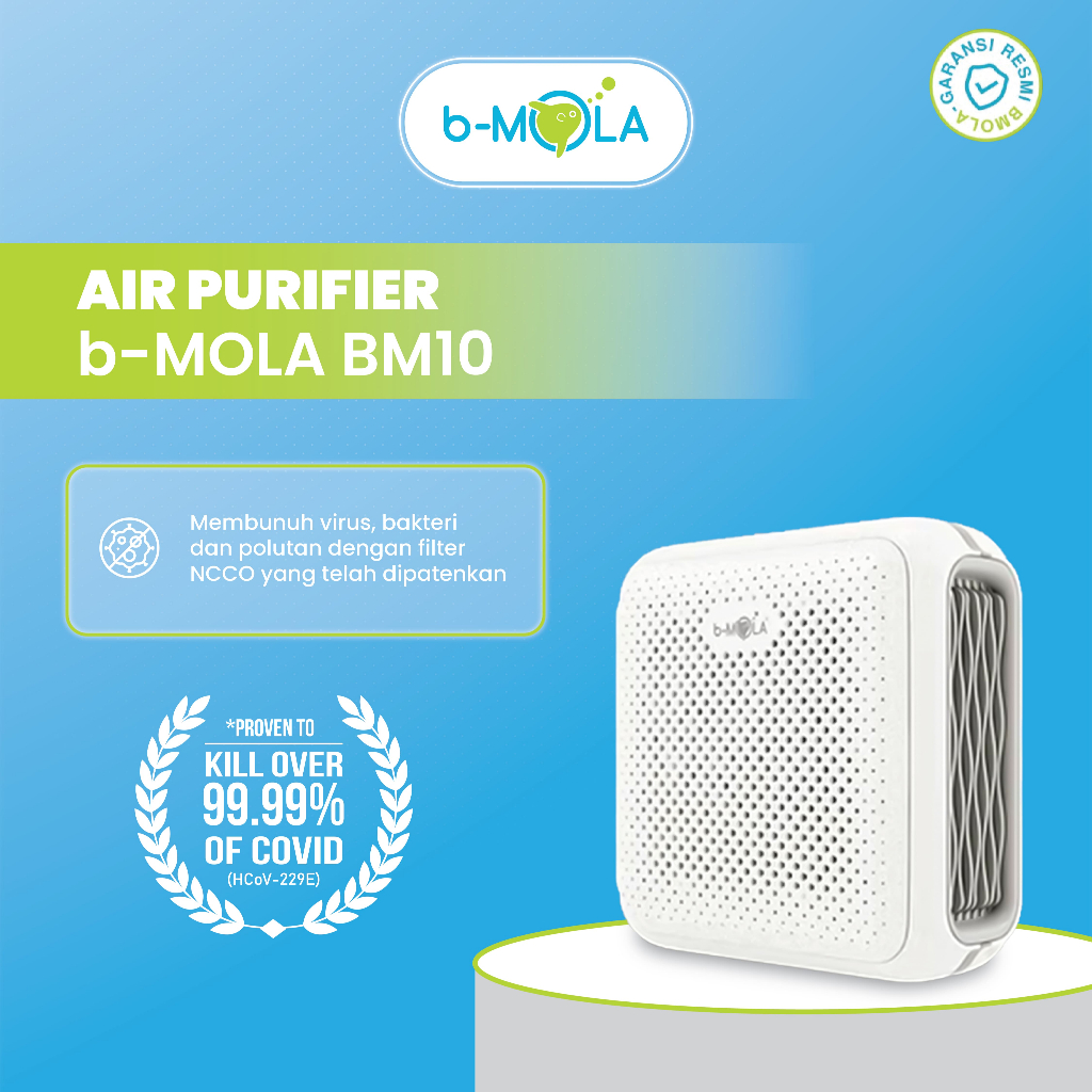 Jual B-Mola Portable Air Purifier BM10 with NCCO HEPA H13 Medical Grade | Shopee Indonesia