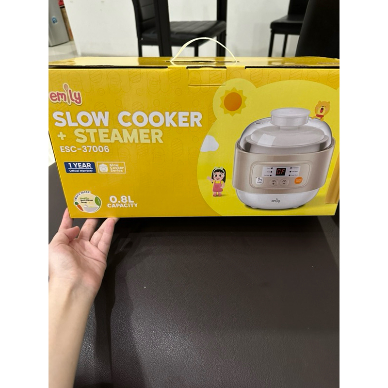 Jual EMILY Slow Cooker + Steamer / Panci Keramik / Baby Food Maker ...