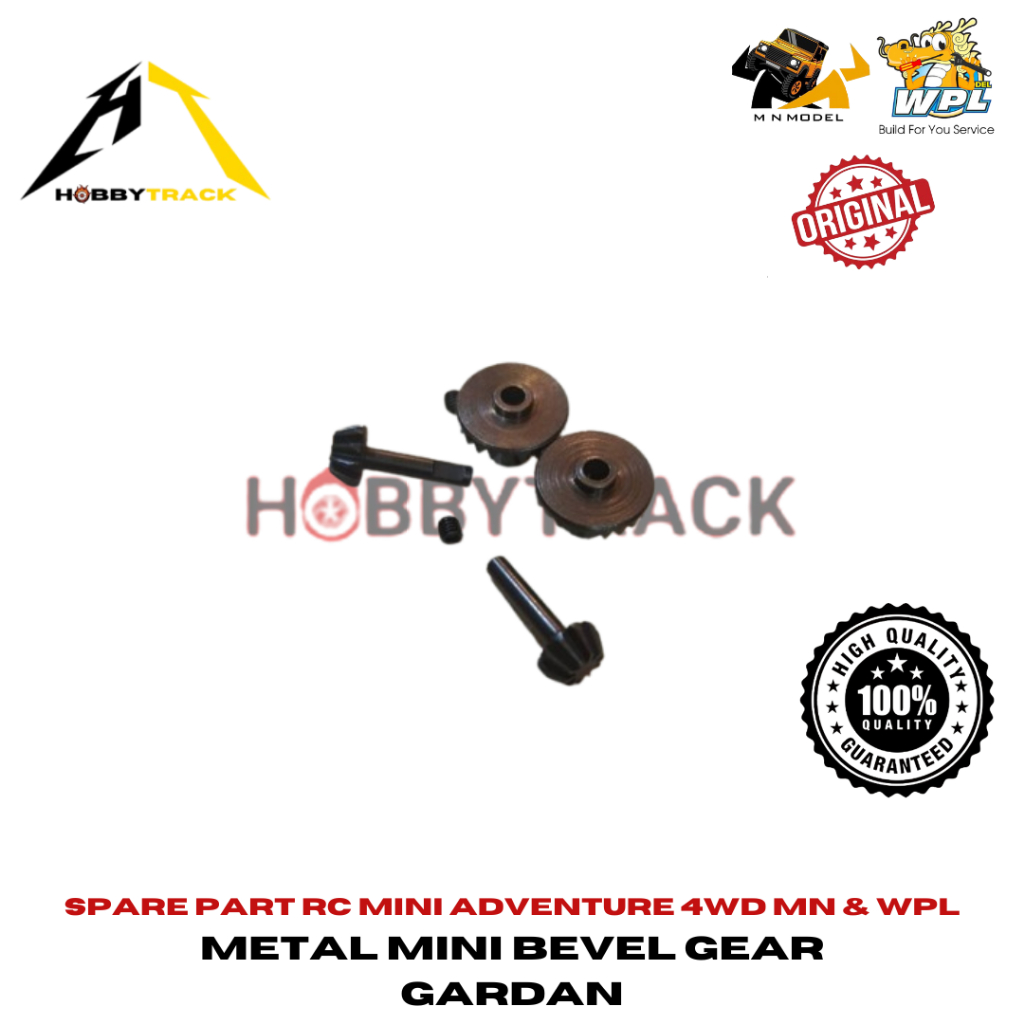 Jual 1 Set Metal Mini Bevel Gear Gardan For RC Crawler Mini Adventure ...