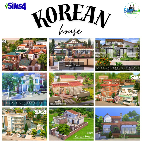 Jual RUMAH KOREA THE SIMS 4 - KOREAN HOUSE - THE SIMS 4 BUILD KOREAN ...