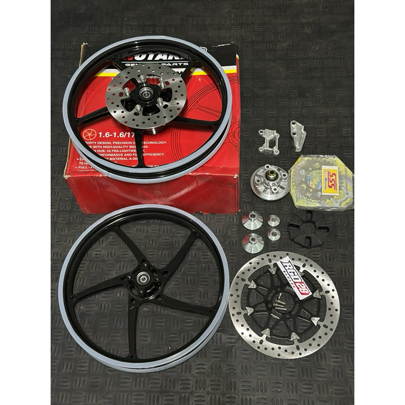 Jual velg mutakin 515 pnp ninja crf klx cbr sonic satria 2t | Shopee ...